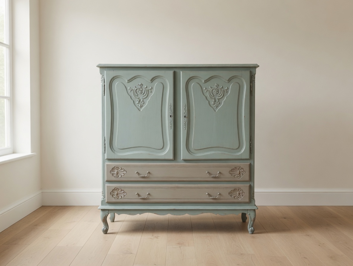 French Oak Louis XV Style Cabinet - Betel Furniture