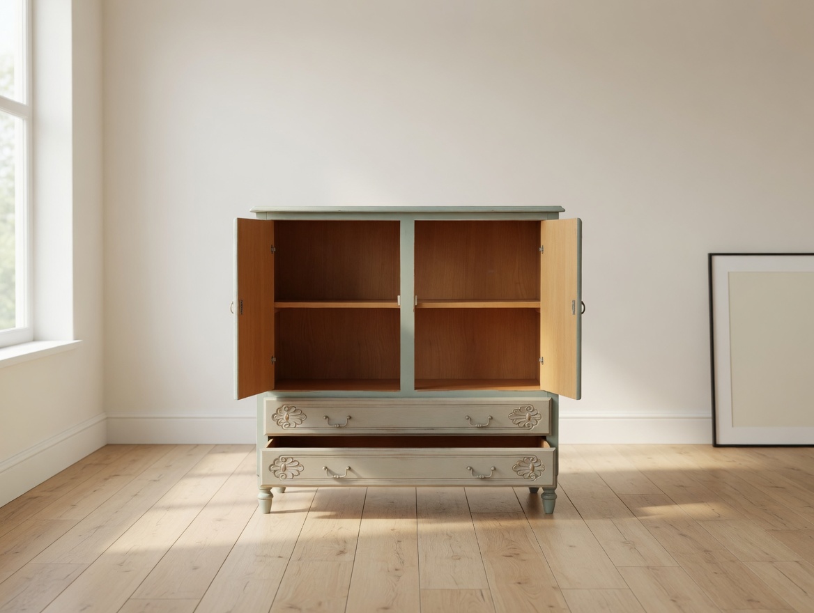 French Oak Louis XV Style Cabinet - Betel Furniture